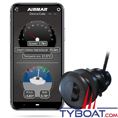 Airmar - Sonde traversante plastique IDST810 - 235 KHz - Triducer ...