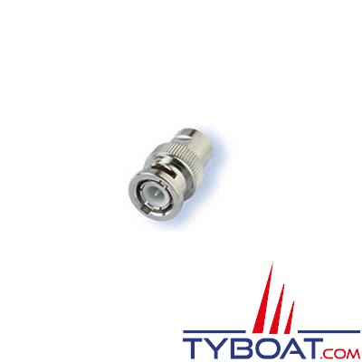 Connecteur BNC coudé 50 ohms mâle / femelle TYBOAT 740870-62 - TYBOAT.COM