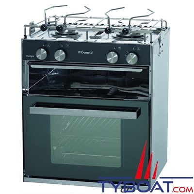 Dometic - Cuisinière Sunlight - 2 feux + four DOMETIC 64590 - TYBOAT.COM