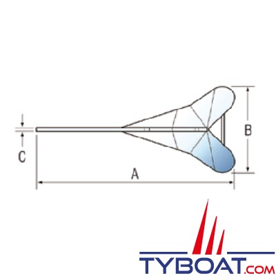 Lewmar - Ancre Delta 16 kg - Acier galvanisée LEWMAR L0057416 - TYBOAT.COM